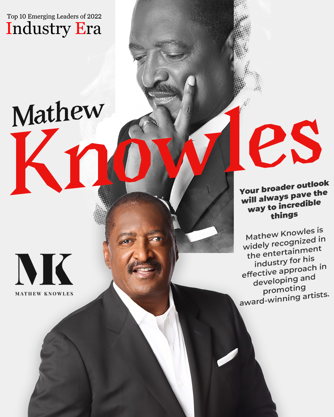 Mathew Knowles, Founder of Music World Entertainment, Top 10 Emerging ...