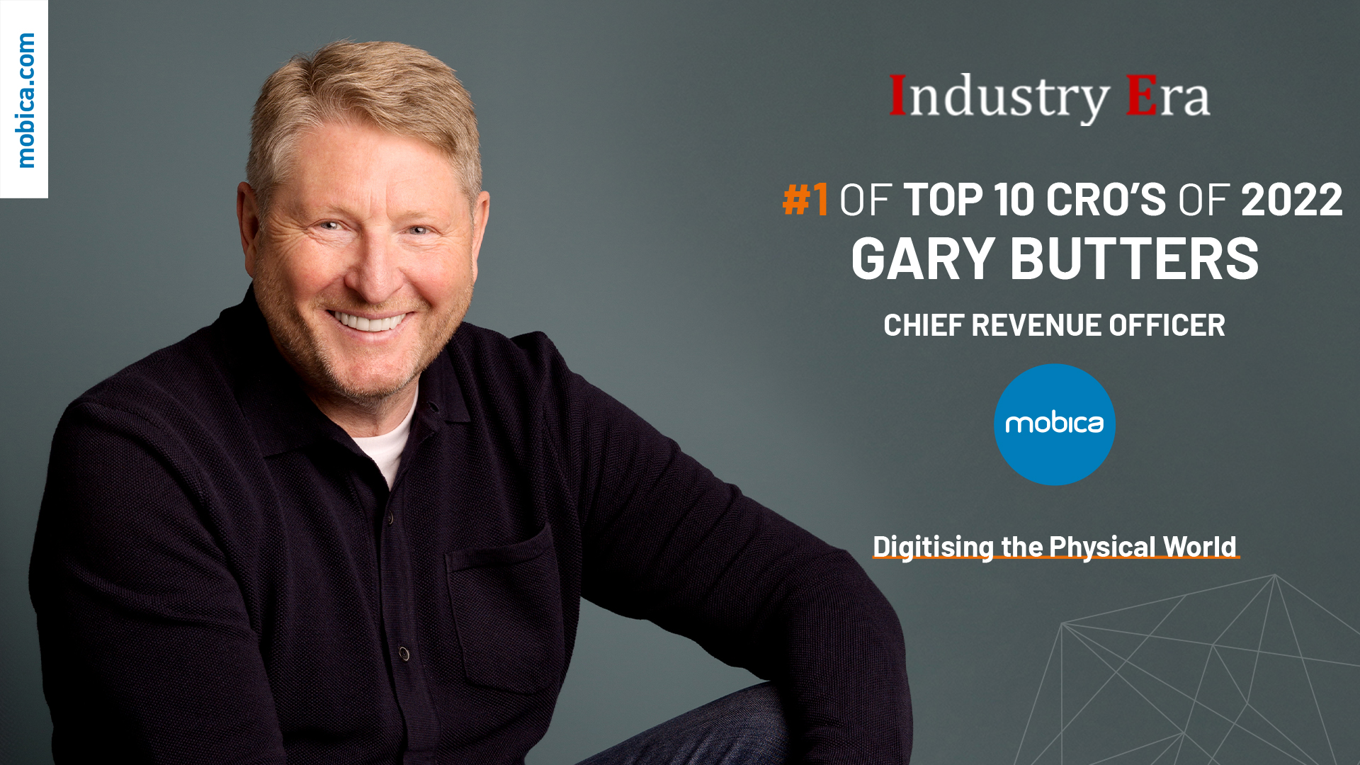 Gary Butters, CRO of mobica, Top 10 Inspiring CROs of 2022 | Industry Era